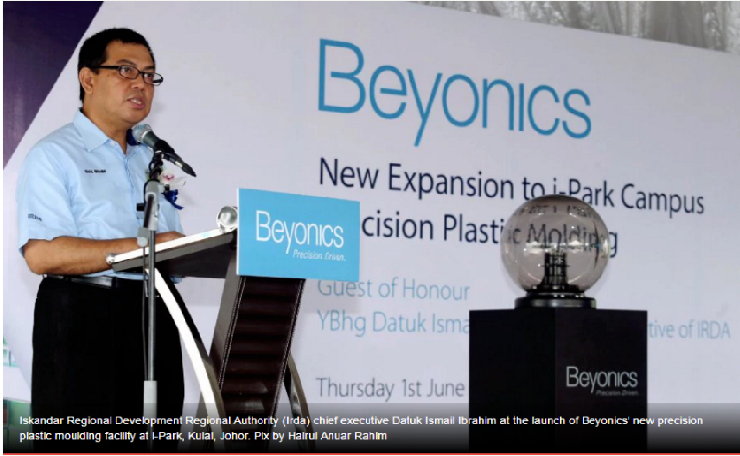 Beyonics Int'l to Invest Additional US $3M - AME Elite Consortium Berhad